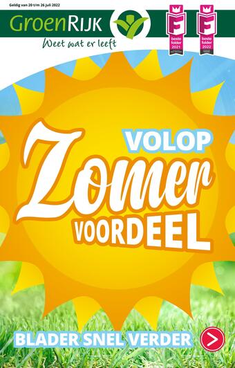 GroenRijk folder - Alle aanbiedingen uit de nieuwe GroenRijk folders