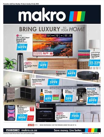 Makro catalogue & specials | 18.07 until 24.07