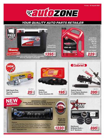 AutoZone catalogue & specials | 19.07 until 02.08
