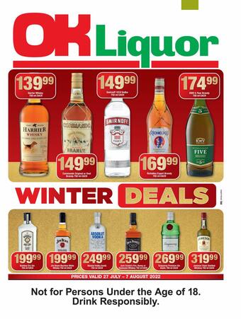 OK Liquor catalogue & specials | 27.07 until 07.08