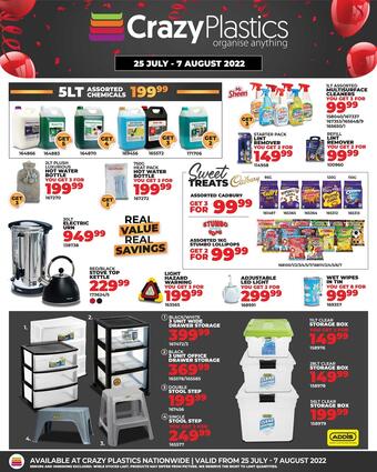 Crazy Plastics catalogue & specials | 25.07 until 07.08