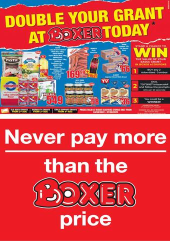 Boxer catalogue & specials | 04.08 until 07.08