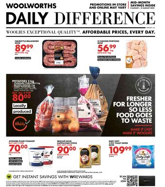 Woolworths catalogue & specials | 08.08 until 21.08