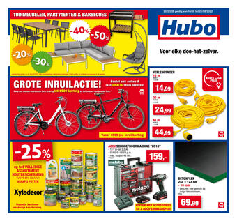 Hubo folder en promoties | 10.08 t/m 21.08