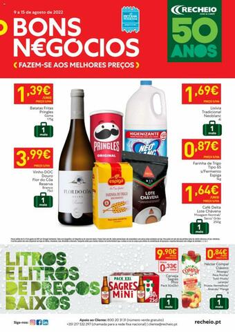 Folheto e promoções Recheio | 09.08 até 15.08