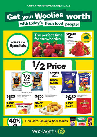 Woolworths catalogue & offers | 17.08 until 23.08