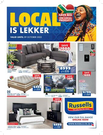 Russells catalogue & specials | 05.09 until 09.10