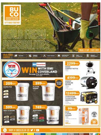 BUCO catalogue & specials | 21.09 until 09.10