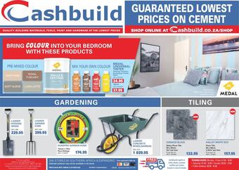 Cashbuild catalogue & specials | 26.09 until 23.10