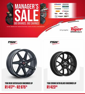 Tiger Wheel & Tyre catalogue & specials | 26.09 until 22.10