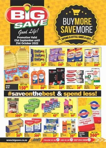 Big Save catalogue & specials | 03.10 until 31.10