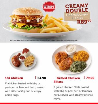 Wimpy catalogue & specials | 05.01 until 03.02