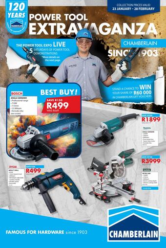 Chamberlain catalogue & specials | 23.01 until 28.02