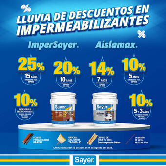 Catálogo y ofertas de Sayer | 11.05 hasta 31.08