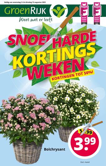 GroenRijk folder - Alle aanbiedingen uit de nieuwe GroenRijk folders