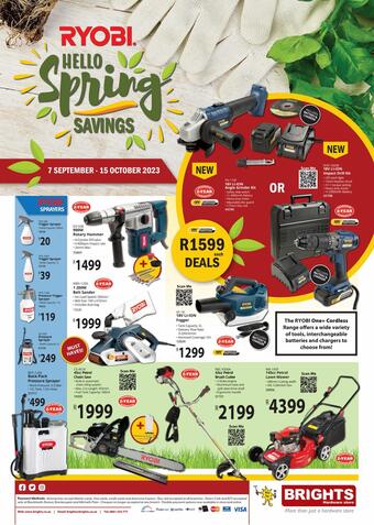 Brights Hardware catalogue & specials | 15.09 until 15.11