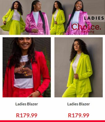 Choice Clothing catalogue & specials | 25.09 until 09.10