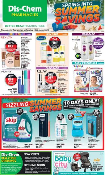 Dis-Chem catalogue & specials | 13.09 until 30.09