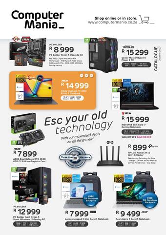 Computer Mania catalogue & specials | 01.10 until 31.10