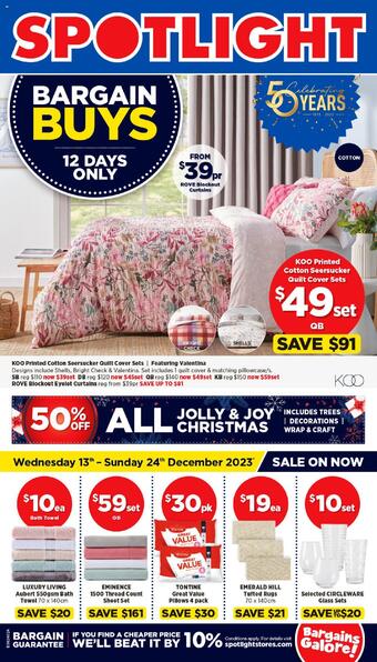 Spotlight catalogue & offers | 13.12 until 24.12