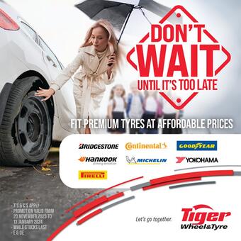 Tiger Wheel & Tyre catalogue & specials | 15.12 until 13.01