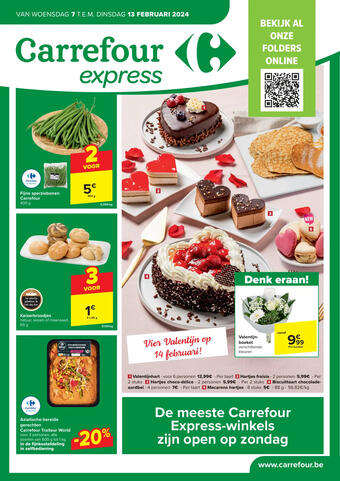 Carrefour Express folder en promoties België | 07.02 t/m 13.02
