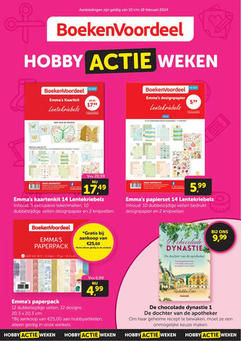 Boekenvoordeel folder en promoties België | 10.02 t/m 18.02