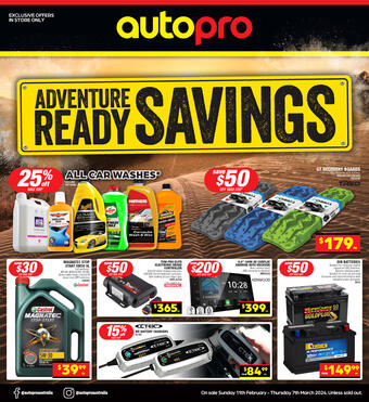 Autopro catalogue & offers | 11.02 until 07.03