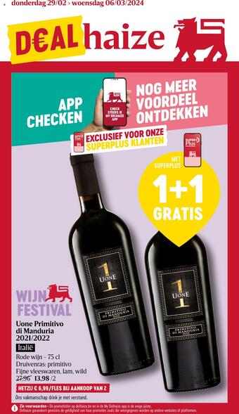 Delhaize folder en promoties België | 29.02 t/m 06.03