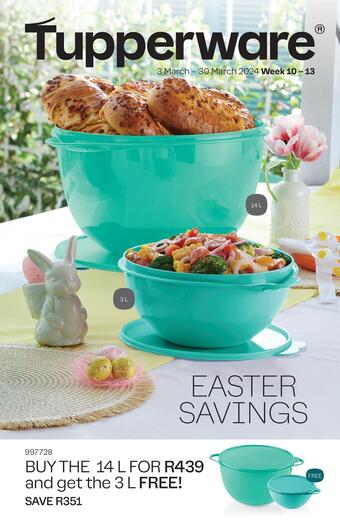 Tupperware catalogue & specials | 04.03 until 30.03