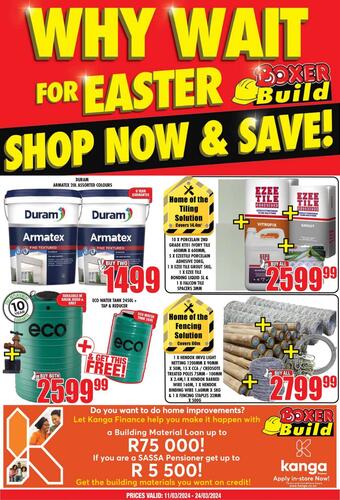 Boxer Build catalogue & specials | 11.03 until 24.03