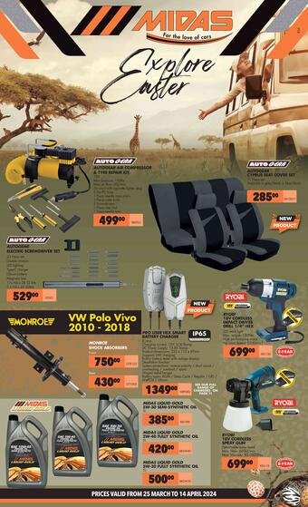 Midas catalogue & specials | 25.03 until 14.04