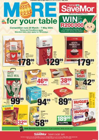Spar Savemor catalogue & specials | 25.04 until 07.05