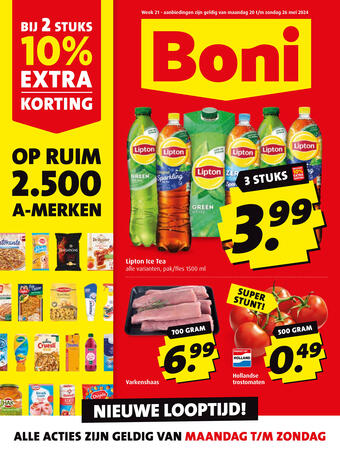 Boni folder - Alle aanbiedingen uit de nieuwe Boni folders