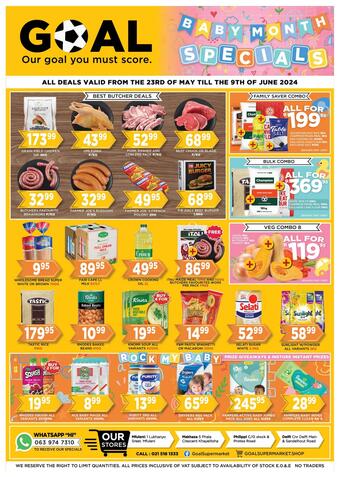 Goal Supermarket catalogue & specials | 23.05 until 09.06