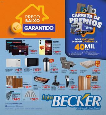 Lojas Becker catálogo & ofertas | 01.08 até 31.08