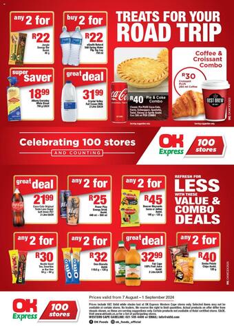 OK Express catalogue & specials ️ 07.08 until 01.09