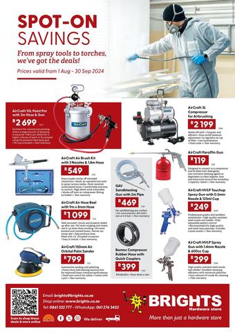 Brights Hardware catalogue & specials ️ 12.08 until 30.09