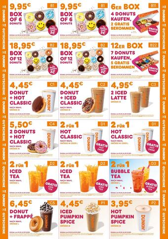 Dunkin' Donuts Prospekt - 02-09-2024 - Prospektangebote.de