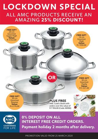 AMC Cookware catalogue - All specials from the new AMC Cookware catalogues