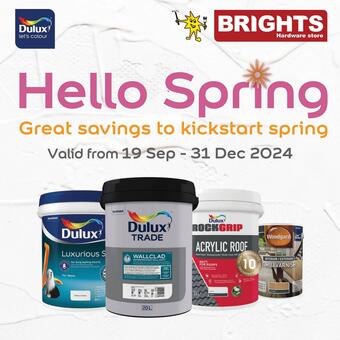 Brights Hardware catalogue from 02/10 ️ Promotions and specials