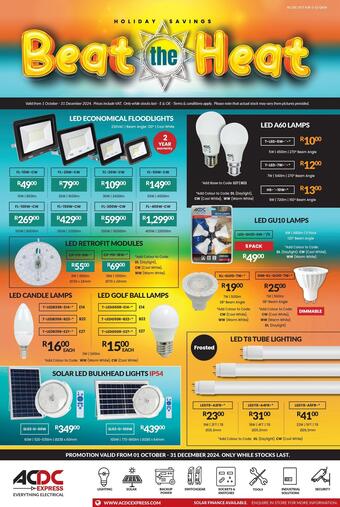 ACDC Express catalogue from 15/10 ️ Promotions and specials