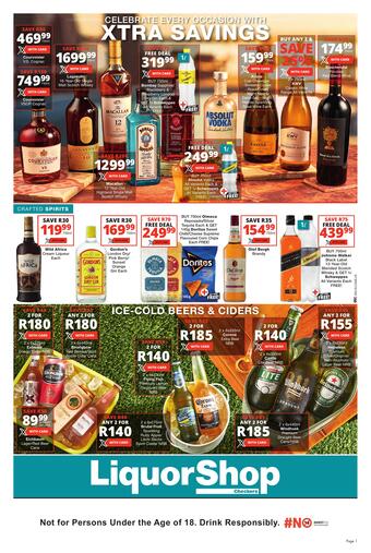 Checkers Liquor Shop catalogue from 24/10 ️ Promotions and specials