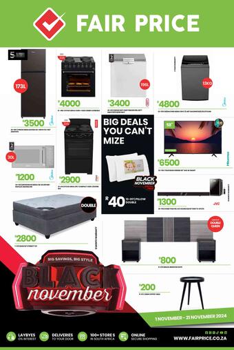 Fair Price catalogue from 01/11 ️ Promotions and specials