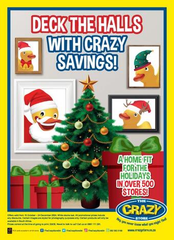 The Crazy Store catalogue from 15/10 ️ Promotions and specials