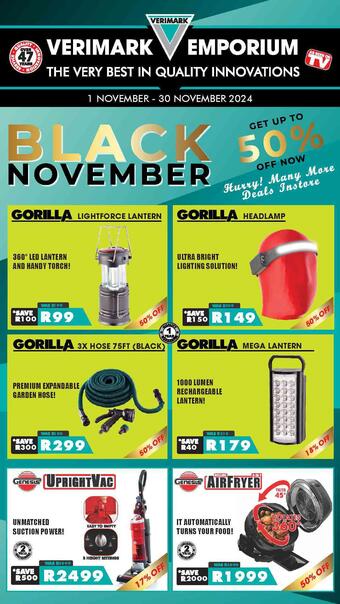Verimark catalogue from 01/11 ️ Promotions and specials