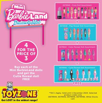Toy Zone catalogue from 05/11 ️ Promotions and specials