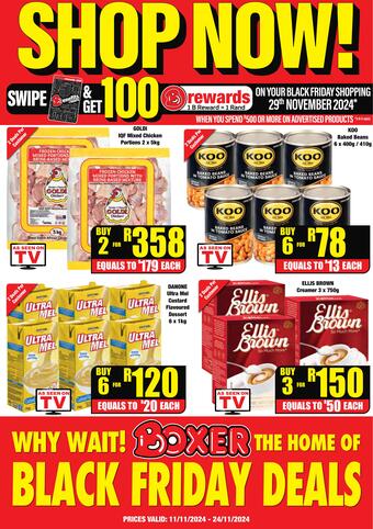 Boxer catalogue from 11/11 ️ Promotions and specials
