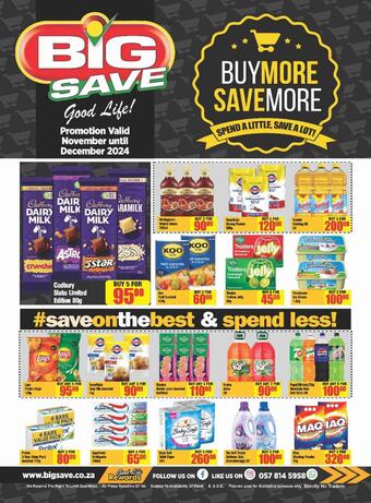 Big Save catalogue from 15/11 ️ Promotions and specials