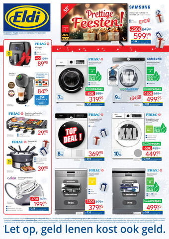Eldi folder en promoties België ️ 03-12 t/m 02-01